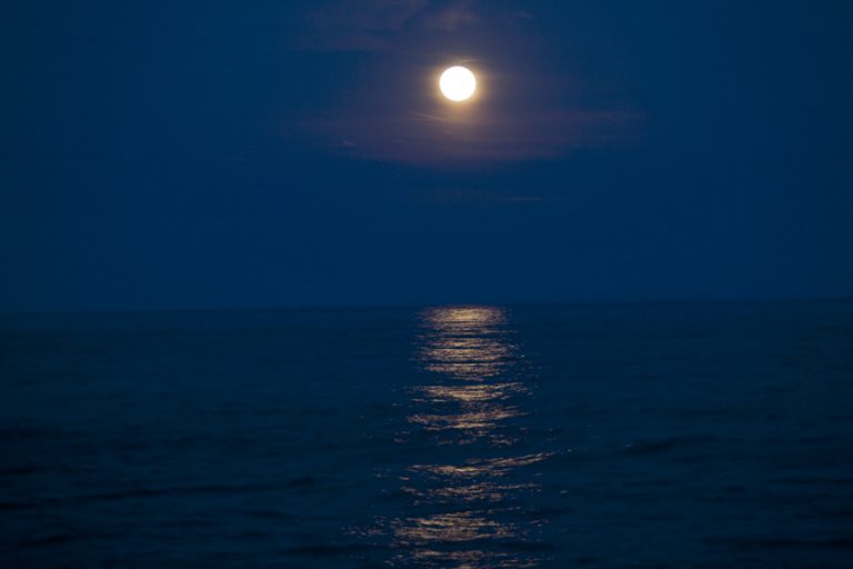 Moonrise Over Atlantic - Chris Becker