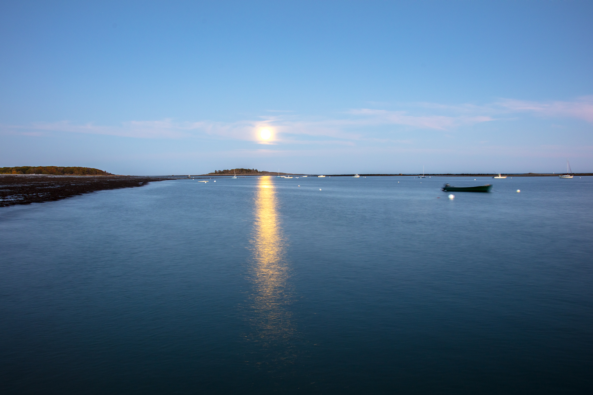 Moonrise Over Atlantic - Chris Becker